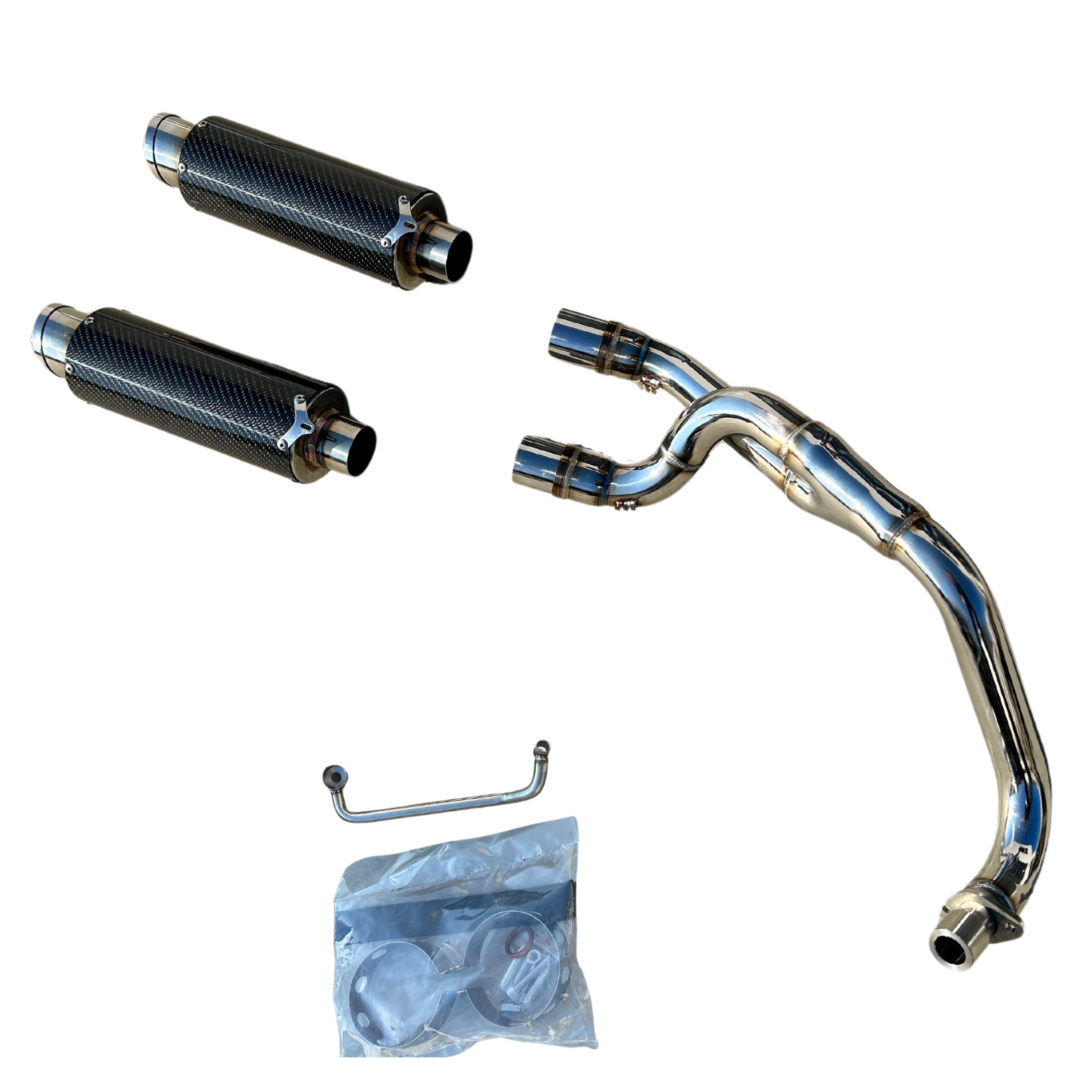 Carbon Twin uitlaat voor Dax 'The Shotgun' – Motordash